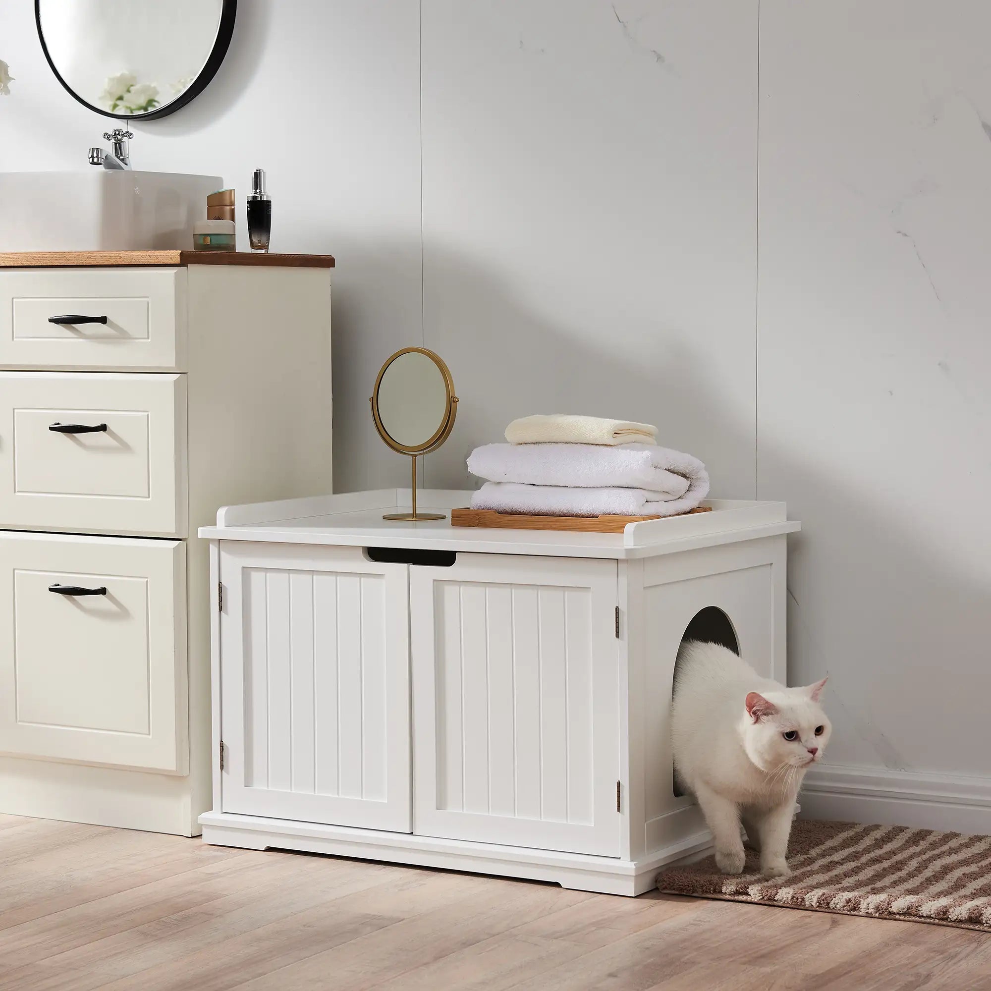 Cat Furniture | Litter Box Enclosures & Cat Gates, etc | Unipaws ...